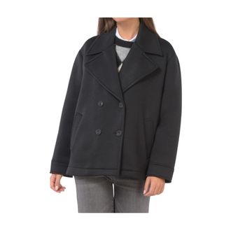 Kaos Kurzer- zweireihiger Mantel - - Coats - Damen - Schwarzk - L