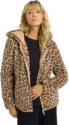 Grain de Malice Gilet zippé imprimé léopard Femme