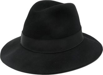 Borsalino Caps & M&uuml;tzen - Hats Black - Gr. 55 - in Schwarz - f&uuml;r Damen