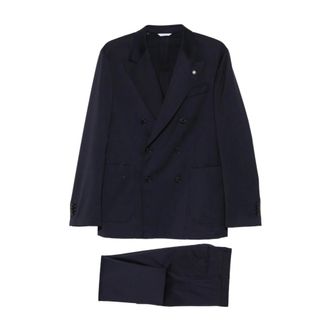 Manuel Ritz Herren, Anz&uuml;ge, Blau, LGr&ouml;&szlig;e