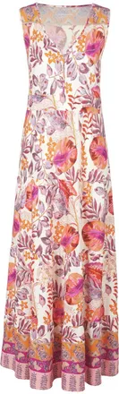 Peter Hahn Ärmelloses Jersey-Kleid Lone Green Cotton mehrfarbig