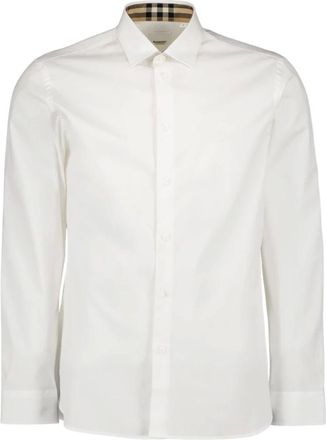 Burberry Homme, Chemises, Blanc, Taille: S Sherfield Shirt