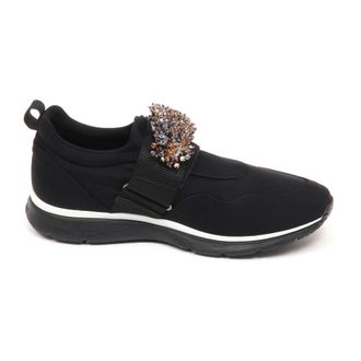 Hogan Slip-On Sneakers mit Steinen - - Shoes - Damen - Schwarzk - 36 1/2 EU
