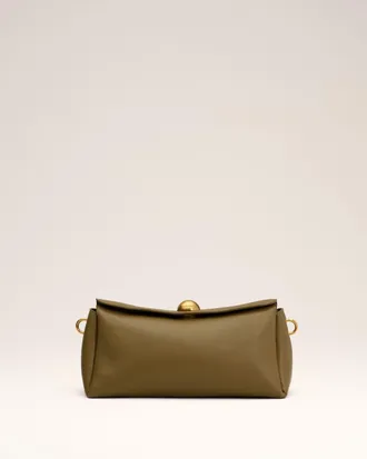 Ami Ami Paris - Sac Kaki Carrousel En Cuir Kaki - TU - Unisex