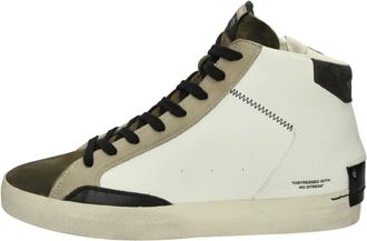 Crime London Homme, Chaussures, Blanc, Taille: 42 EU Distressed High