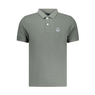North Sails Verde Baumwoll-Polo - - Tops - Herren - Gr&uuml;n - L