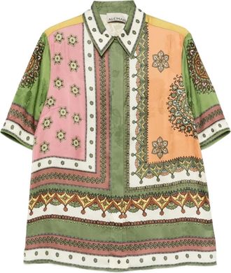 Alemais chemise Contina à fleurs - Vert