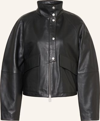 By Malene Birger By Malene Birger Lederjacke Suzanne schwarz