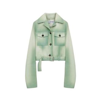 Loewe Veste courte en agneau velours