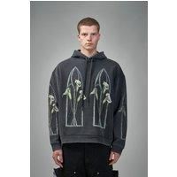 Who Decides War by Ev Bravado Calla Window Hooded Pullover
