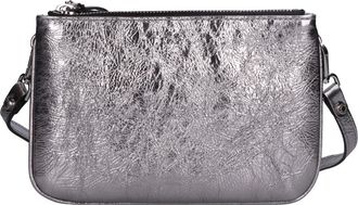 Gianni Chiarini Femme, Sacs, Gris, Taille: ONE Size Sac bandoulière en cuir