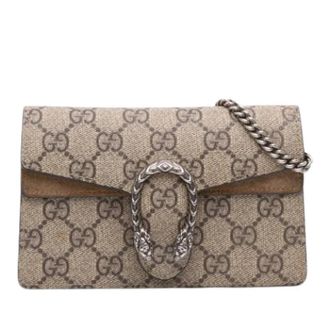 Gucci Pre-owned Suede Umh&auml;ngetasche - - Pre-owned - Damen - Beige - ONE SIZE