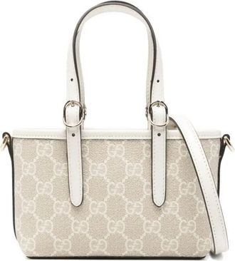 Gucci Hobo Bags - Compact Handbag With Beige Monogram - Gr. unisize - in Grau - f&uuml;r Damen