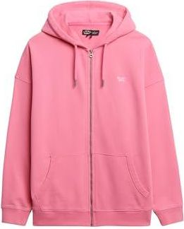Superdry Sweat-shirt à capuche unisexe Studios zippé, Rose, 42