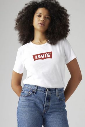 Levi's T Shirt Graphique Iconic - Femme - Blanc / Vintage Bw W/Co White+ - XS