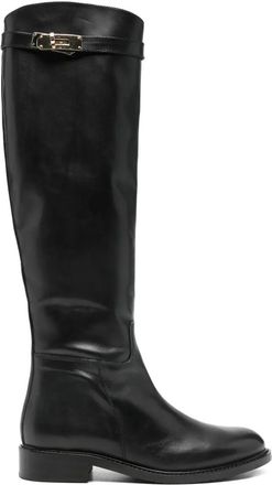 Métisse Stiefel mit Schnallenriemen 30mm - Schwarz