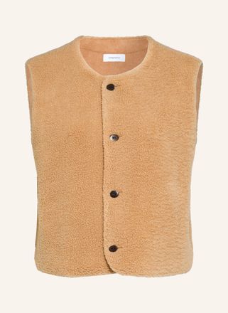 Darling Harbour Darling Harbour Teddyfell-Weste beige