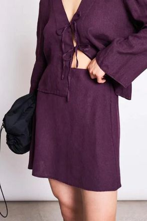 JAN 'N JUNE Damen vegan Rock Cercis Cherry