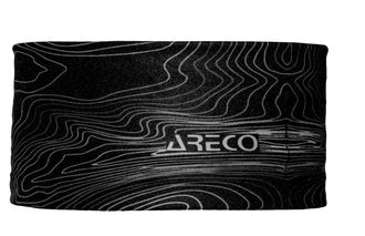 Areco Erwachsene Soft Band18 Stirnband, Schwarz/Grau, One Size