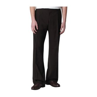 Pantaloni Torino Homme, Pantalons, Brun, Taille: S Wide Pantalons