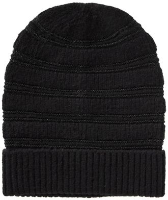 Benetton Damen Berretto 6qjuda01g Winter-Zubeh&ouml;r-Set, Schwarz, L