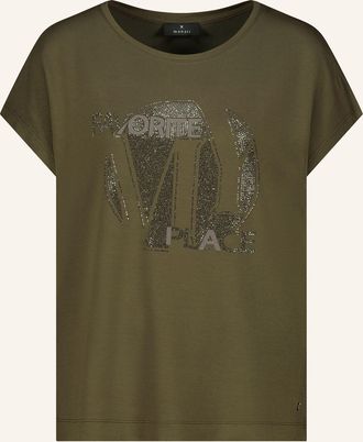 Monari Monari T-Shirt Mit Schmucksteinen gruen