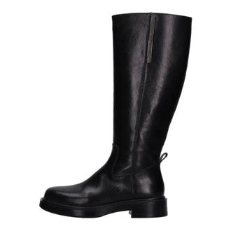 Emanuelle Vee Femme, Chaussures, Noir, Taille: 39 EU Leather Bottes