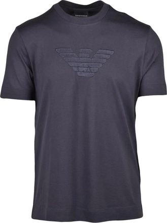 Emporio Armani Homme, Tops, Gris, Taille: 2XL T-Shirt