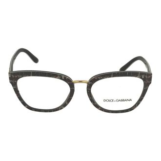 Dolce & Gabbana Femme, Accessoires, Noir, Taille: 54 MM Lunettes oeil de chat - Mettez à niveau votre look avec le modèle 3335 en couleur 3286
