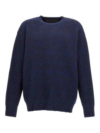 Givenchy Rundhalspullover - Blau