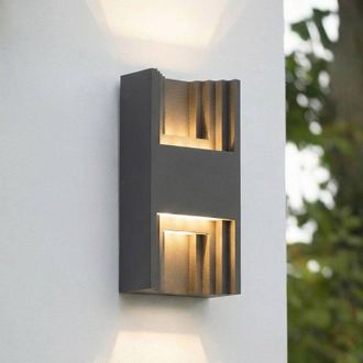 Lindby LED Applique Exterieur Aurali en aluminium