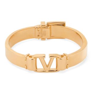 Valentino Garavani Homme, Accessoires, Jaune, Taille: ONE Size Bracelet &Eacute;l&eacute;gant avec Logo