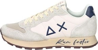 Sun 68 Sneaker Running Tom Vintage Suede/Nylon Blanc Crème, Blanc crème., 46 EU