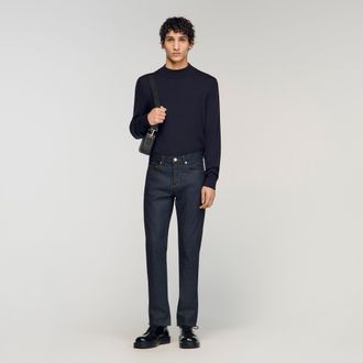 Sandro Slim-Jeans aus Rohdenim