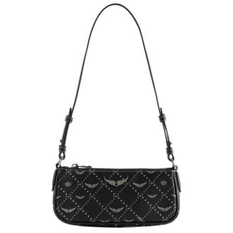 Zadig&Voltaire Femme, Sacs, Noir, Taille: ONE Size Z Pocket Monogram Clutch