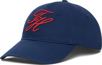 Tommy Hilfiger Cap Tommy Hilfiger Logo Embroidery Baseball Cap AM0AM14120 Dunkelblau