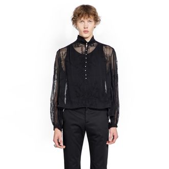 Ann Demeulemeester Thorald High Comfort Cropped Serafino Top