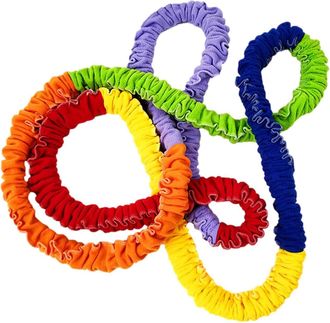 Generic Elastisches Seil - Buntes dehnbares Zugband f&uuml;r Gruppenaktivit&auml;ten und Koordination, kooperatives &Uuml;bungsband | Widerstandsband f&uuml;r Kindergarten, Schul