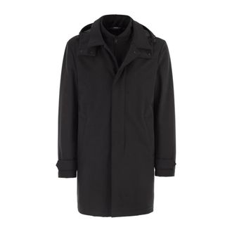Fay New Morning Travel Jersey Coat - - Coats - Herren - Schwarzk - XL