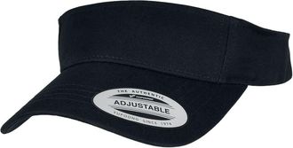 Flexfit Unisex Curved Visor Cap Kape, Schwarz, Einheitsgröße EU