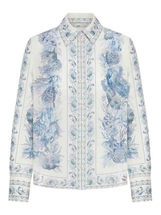 Zimmermann Blouse - Bleu