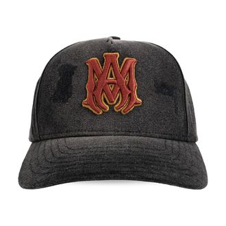 Amiri Homme, Accessoires, Gris, Taille: ONE Size MA Outline Canvas Hat