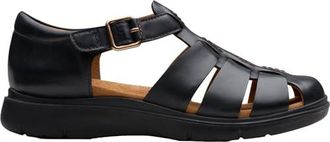 Clarks Chaussures Certina Sun pour femme, cuir noir, 9.5 Wide