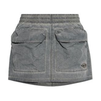 Diesel Femme, Jupes, Gris, Taille: 36 FR O-Cean-S1 Skirt
