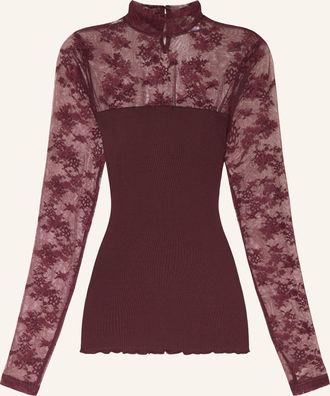 Rosemunde Longsleeve Balta Im Materialmix rot