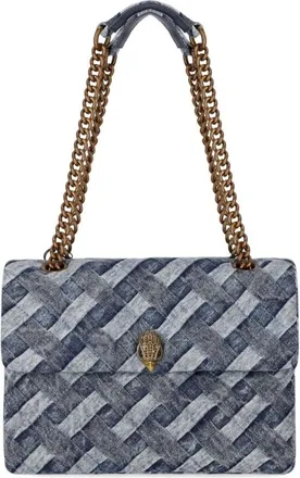 Kurt Geiger Large Kensington Soft - Femme - Sacs - Bleu - Taille: ONE Size