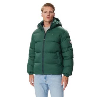 Tommy Jeans Essential Daunenjacke - - Jackets - Herren - Gr&uuml;n - M