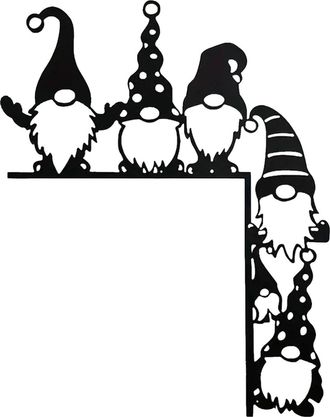 Generico Weihnachtsschild aus Eisen, Wandkunst f&uuml;r