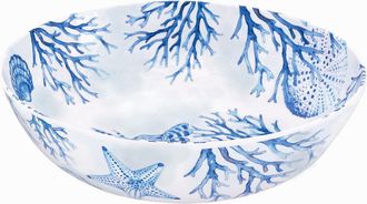 Les Jardins de la Comtesse Salatschüssel aus Melamin Koralle Ø 31 cm - Kollektion Piana