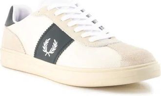 Fred Perry Herren Sneaker wei&szlig; Nubuk-/Veloursleder